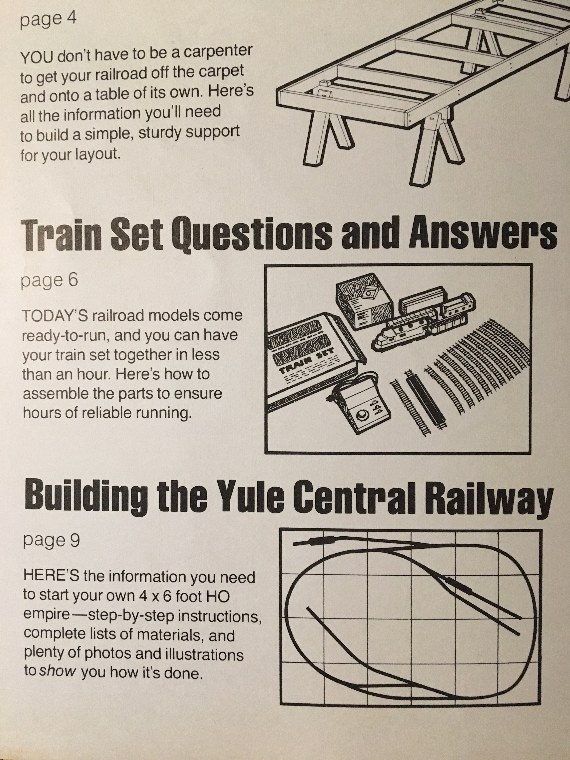 Small Railroads You Can Build Instructions How to Build - Etsy