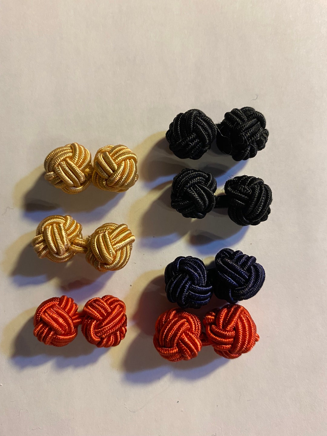 Vintage Buttons Double Chinese Knot Ball Button 1" Long - Choose Color ...