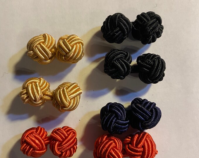 Vintage Buttons Double Chinese Knot Ball Button 1" Long - Choose Color ...