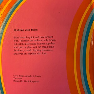 Building With Balsa - Wood Craft - Geoffrey Willcocks - 1976 - Doll ...