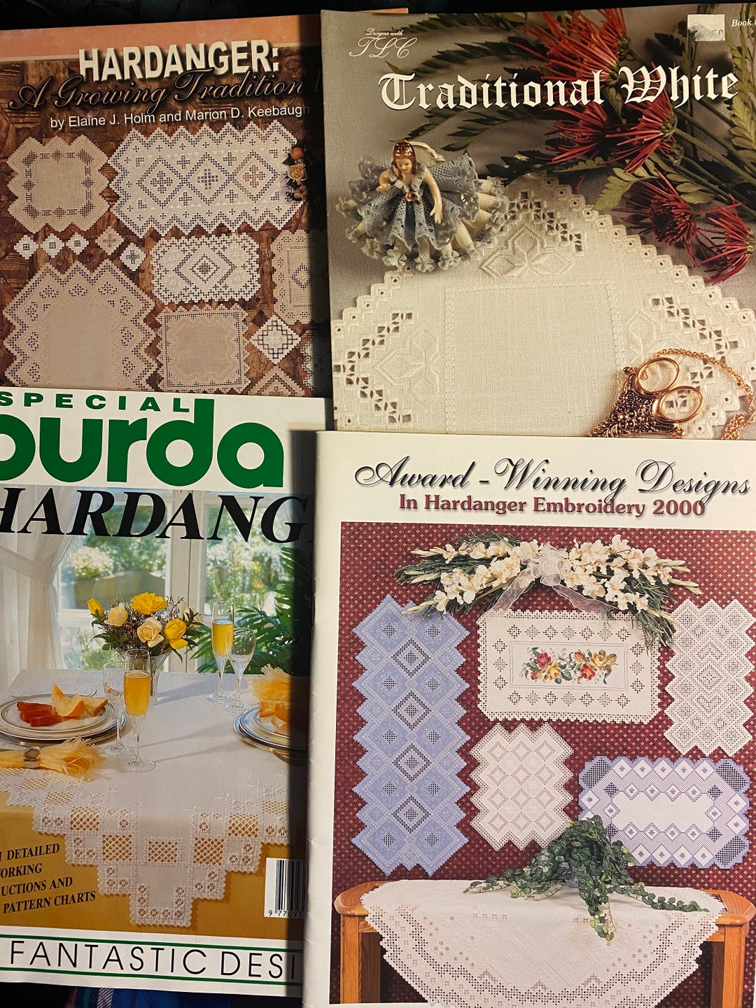 Hardanger Embroidery Choose Booklet With Designs - Technique / Pattern ...