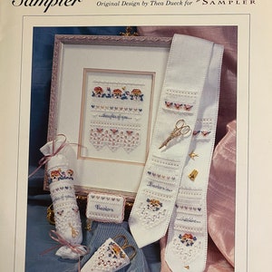 Cross Stitch Chart Samplers - Thea Dueck - Victoria Sampler - Choose: Christmas, Summer, Autumn ...