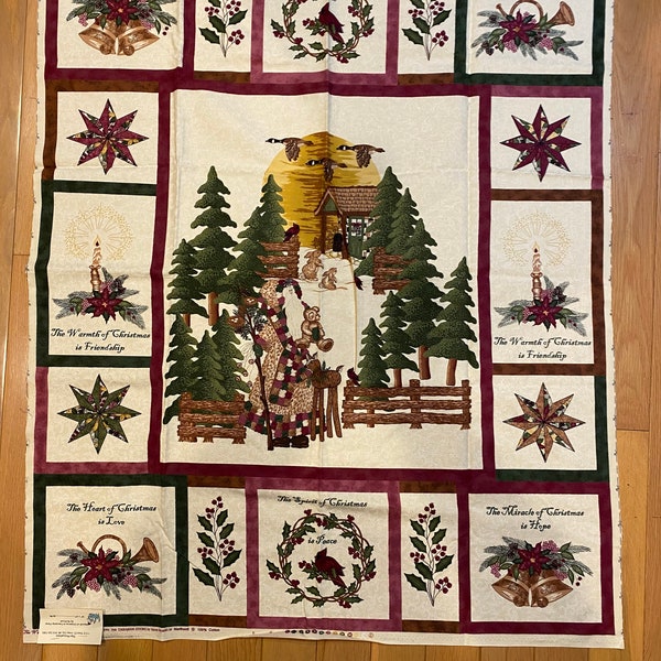 Christmas Quilt Panels - Etsy