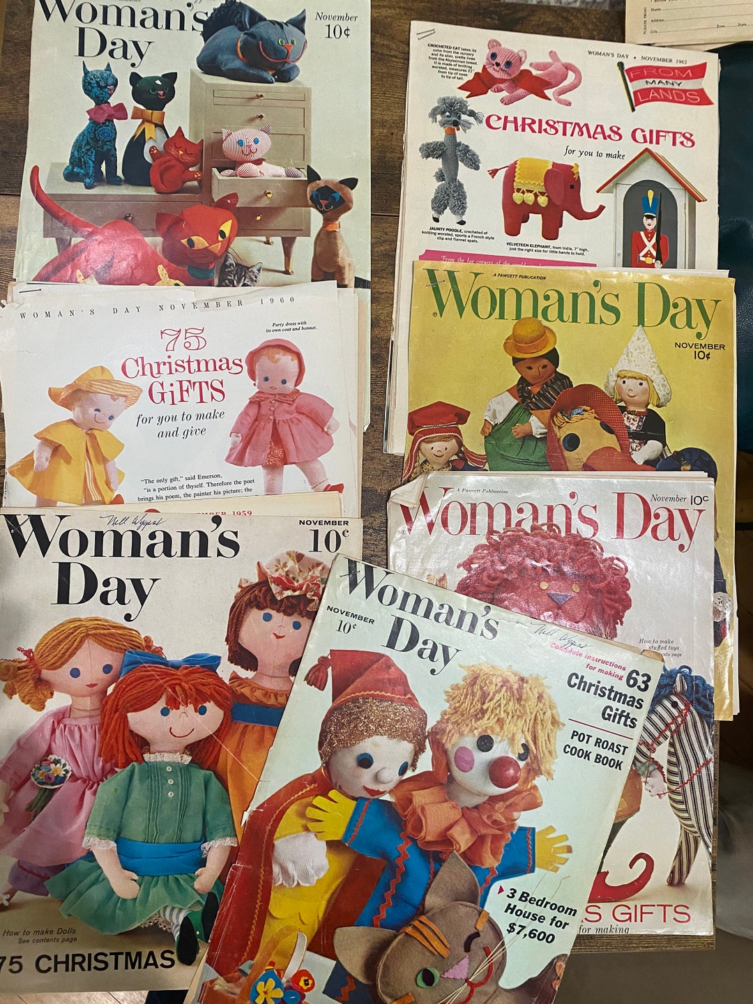 Crafter's Stash Woman's Day Magazine Craft Patterns - Cloth Stuffed Rag ...