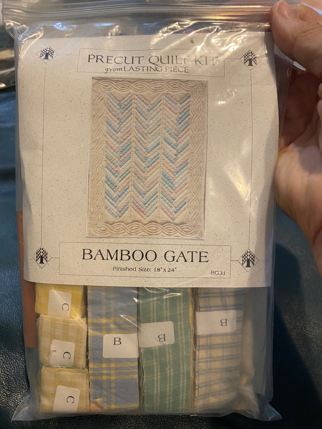 Bamboo Gate Quilt Pattern & Precut Fabric Kit / Set - Lasting Piece ...