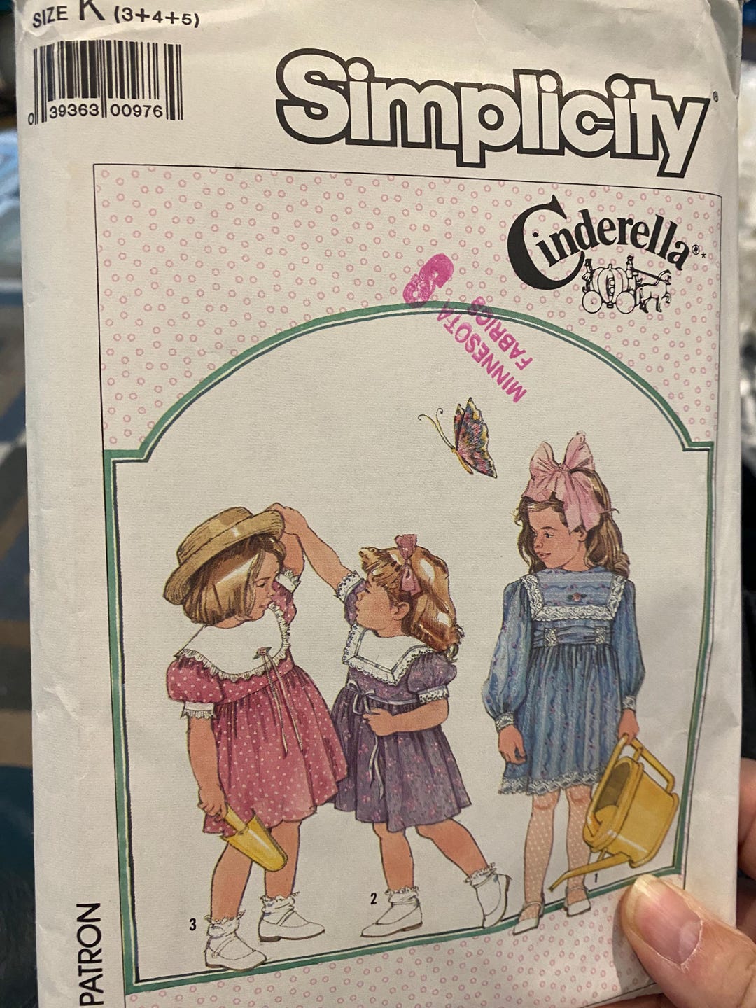 Child's / Girl's Cinderella Collection Sewing Dress Pattern Simplicity ...