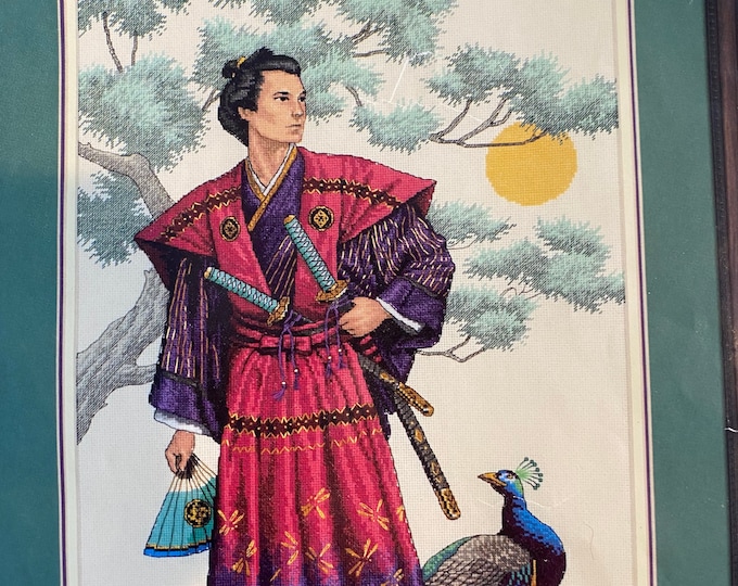 The Mighty Samurai Cross Stitch Kit James Himsworth Dimensions Gold ...