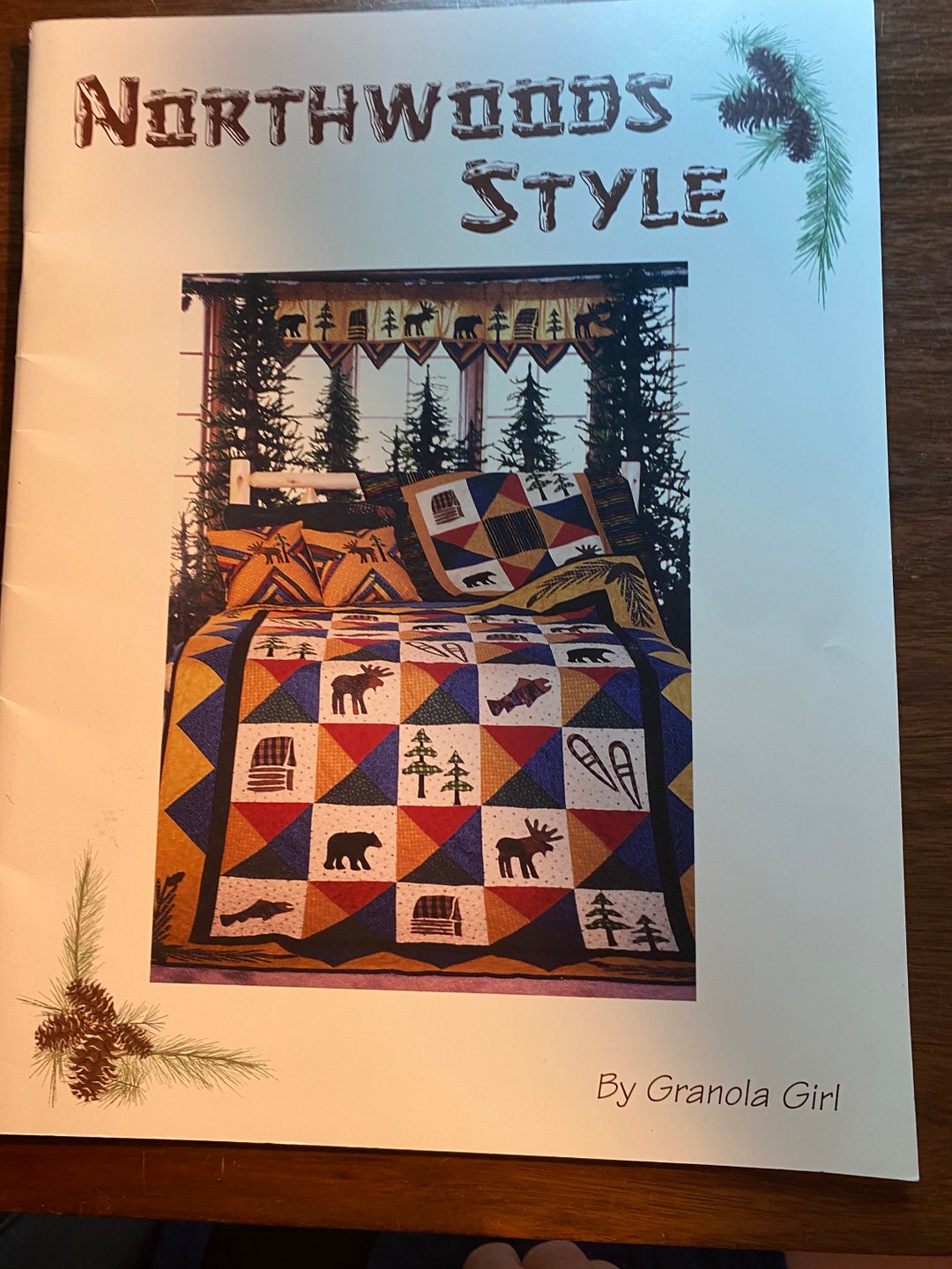 Northwoods Style Wildlife Applique Quilt Block Pattern- Granola Girl ...