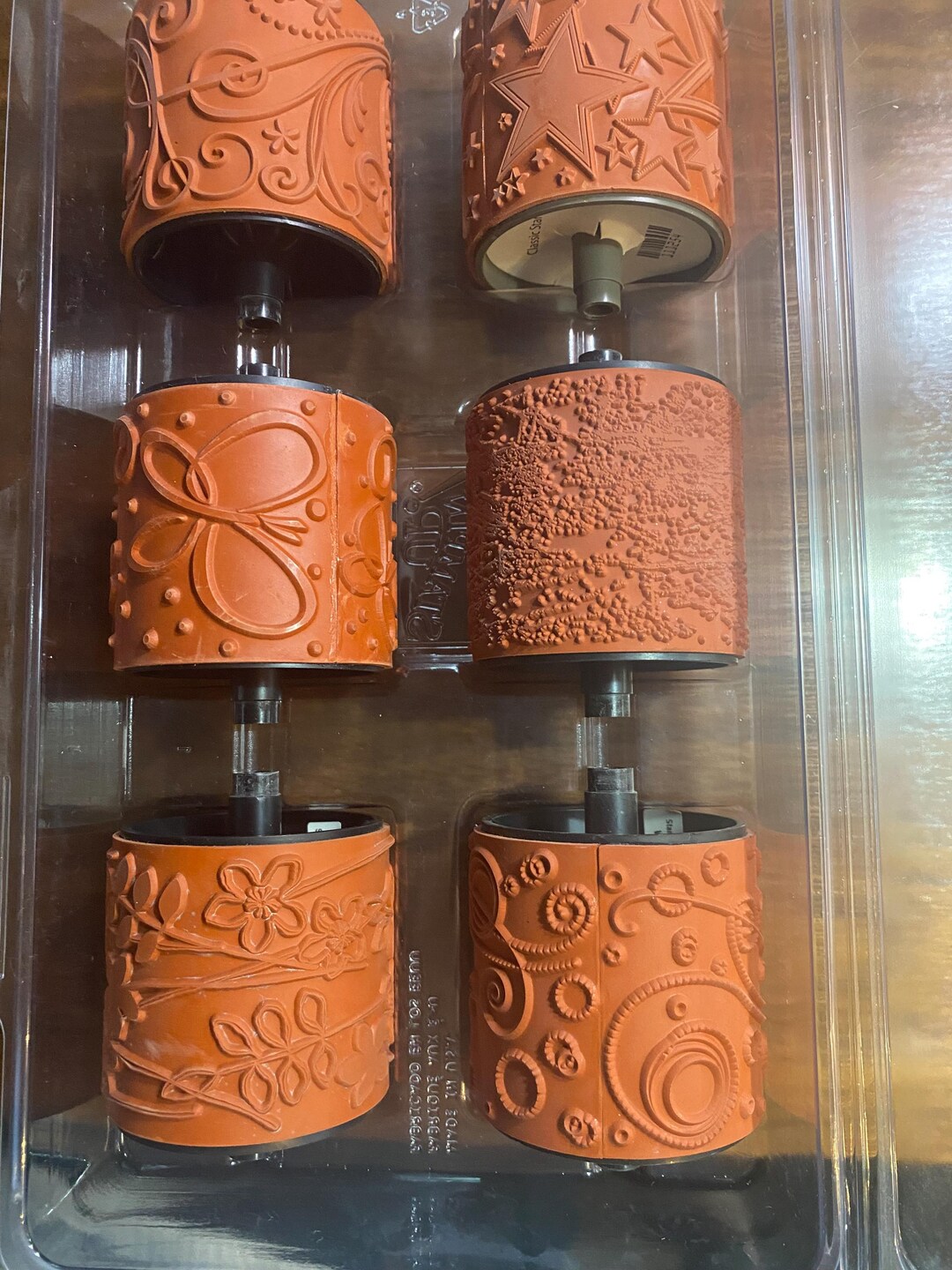 Stampin UP Red Rubber Stamp Wheel Block - Stampin Around Choose Design ...