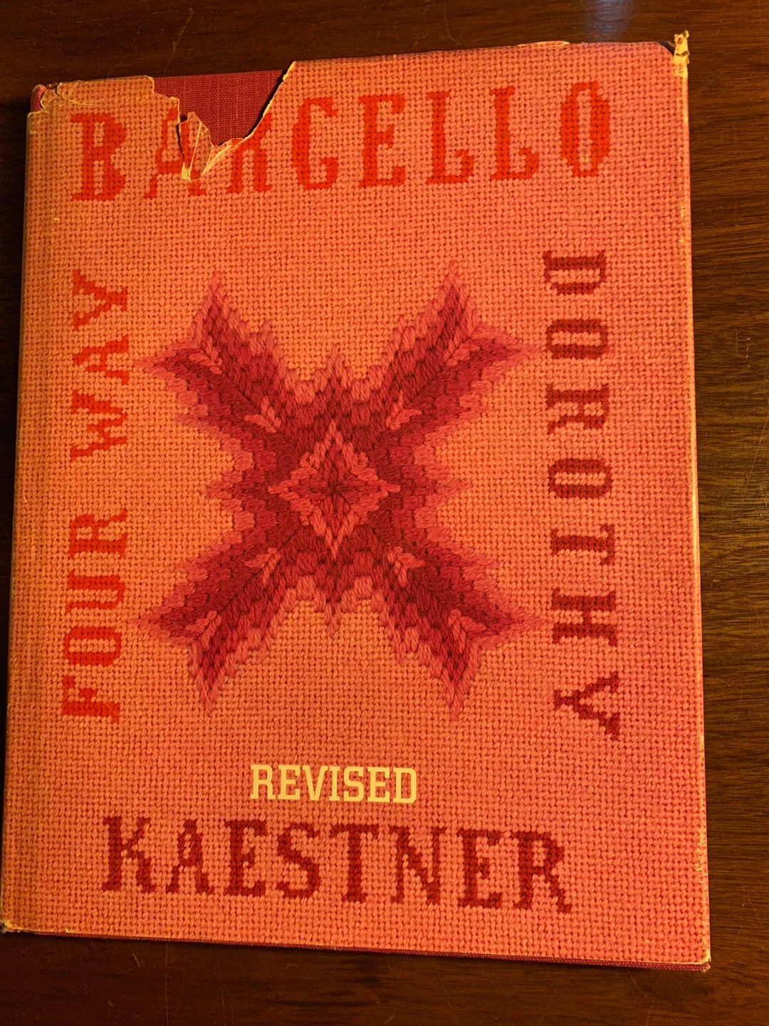 Four Way Bargello Needlepoint - Dorothy Kaestner 1974 Canvas Embroidery ...