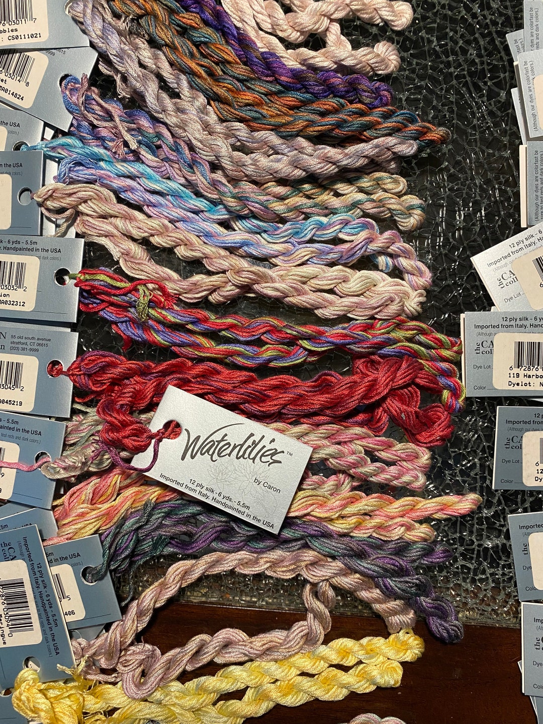 Waterlilies Silk Specialty Embroidery Thread Floss - Needlepoint, Cross ...