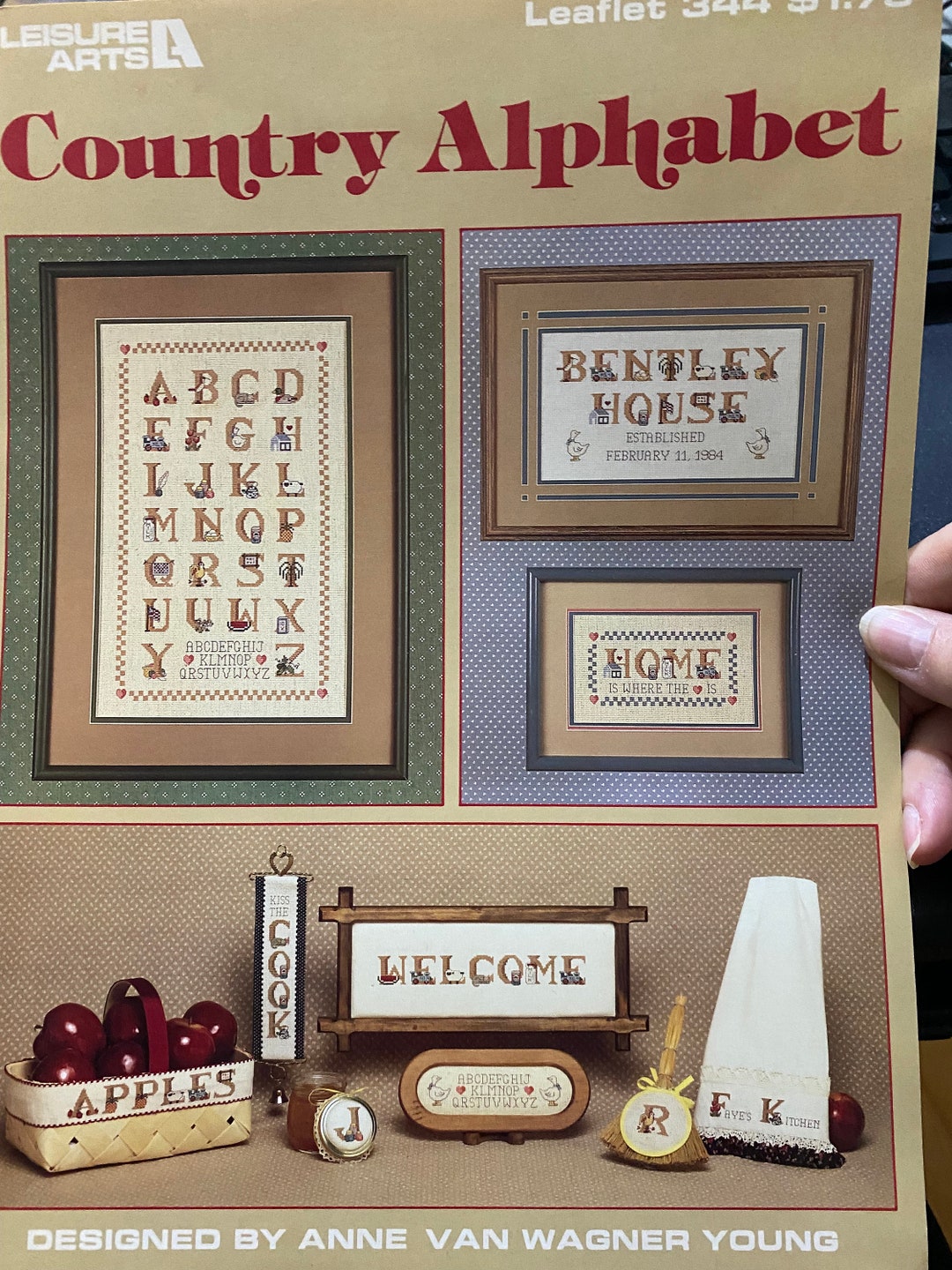 Charted Country Alphabet - Anne Van Wagner Young - Leisure Arts 344 ...