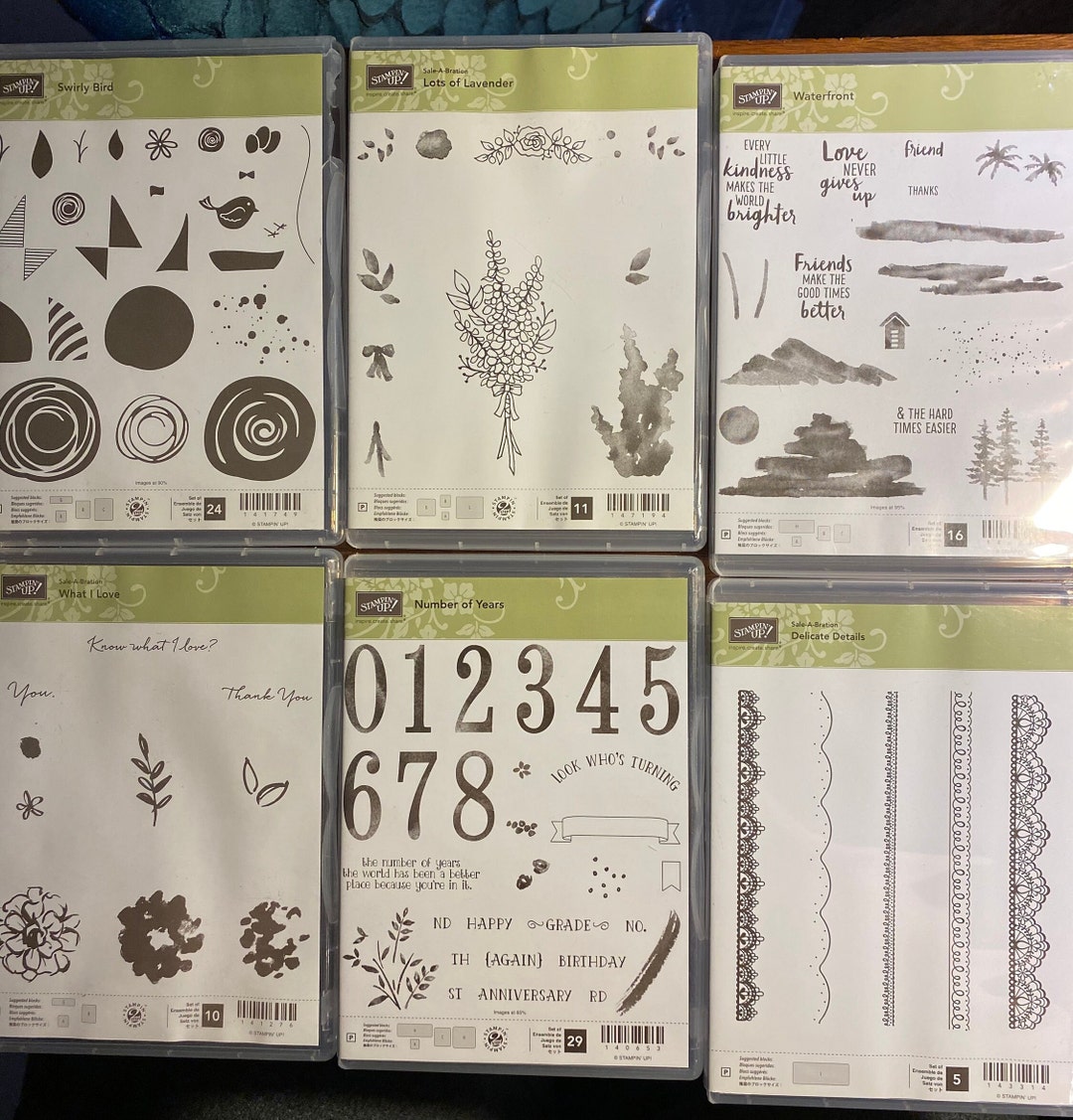 Stampin UP Rubber Stamp Blocks - Choose Design - Paper Crafting, Print ...
