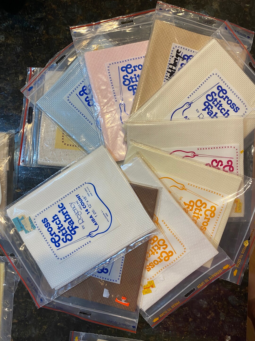 Cross Stitch Fabric by Regency Mills, Inc, Aida 1 Pc 12" X 18" - Choose ...