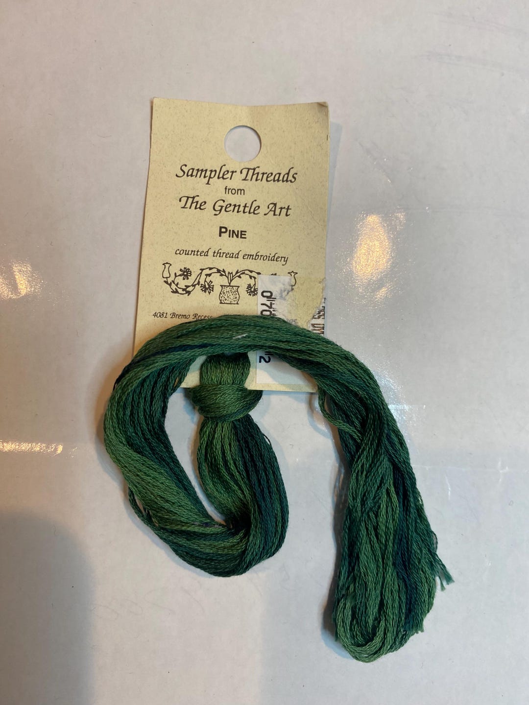 Pine Green - Sampler Threads From the Gentle Art - Specialty Hand Dyed ...