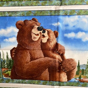 Buddies - Laughing Bear Art - Forest Friends - Jeffrey Severn - Fabric ...