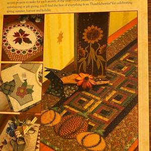 Four Seasons of Calendar Table Toppers / Runner Lynette Jensen ...