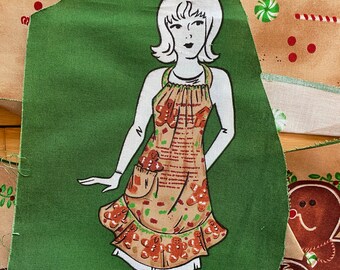 Gingerbread Apron Panel - Etsy