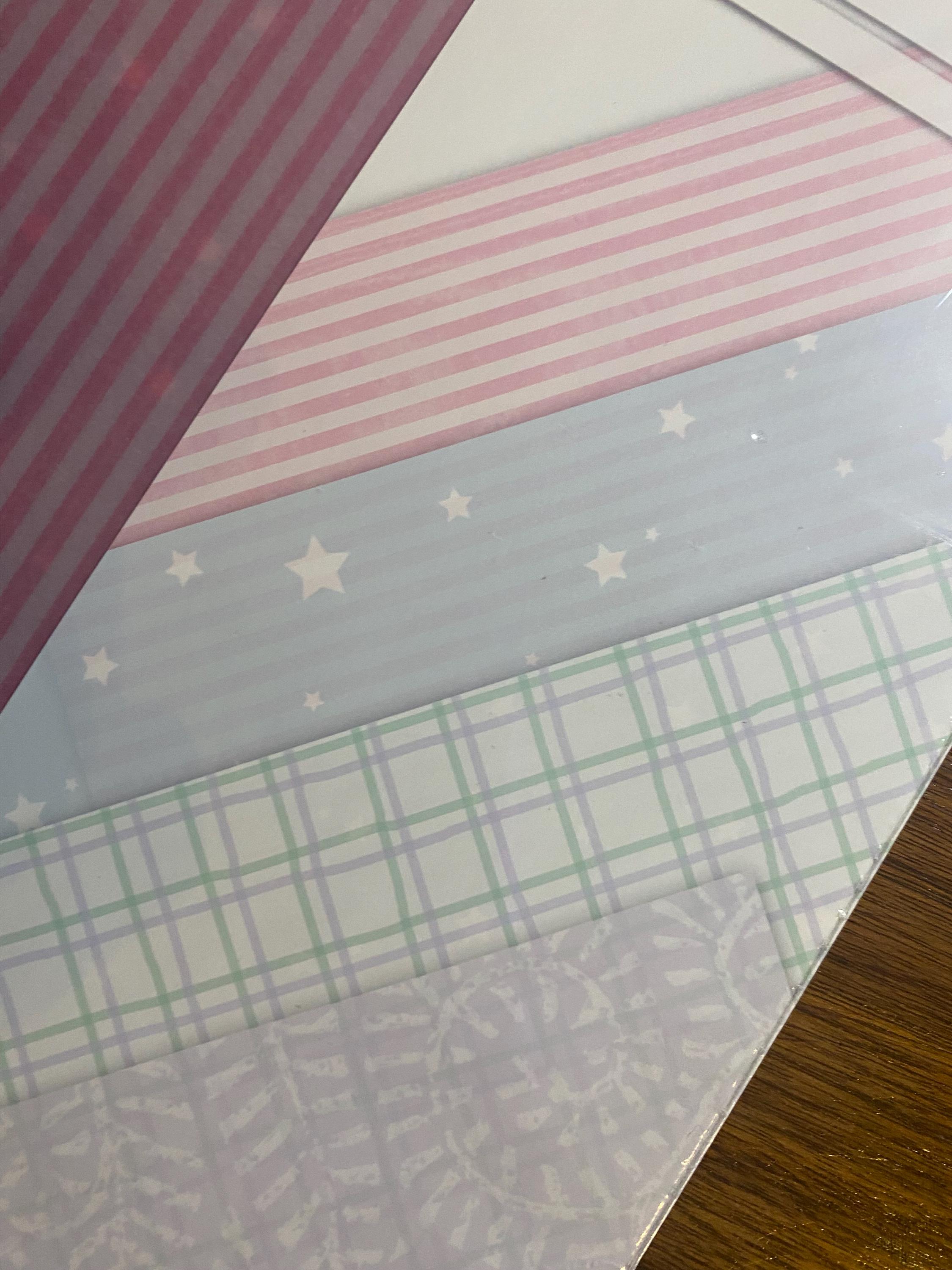 Fiskars Patterned Vellum Parchment Decorative Sheets Scrap-booking ...