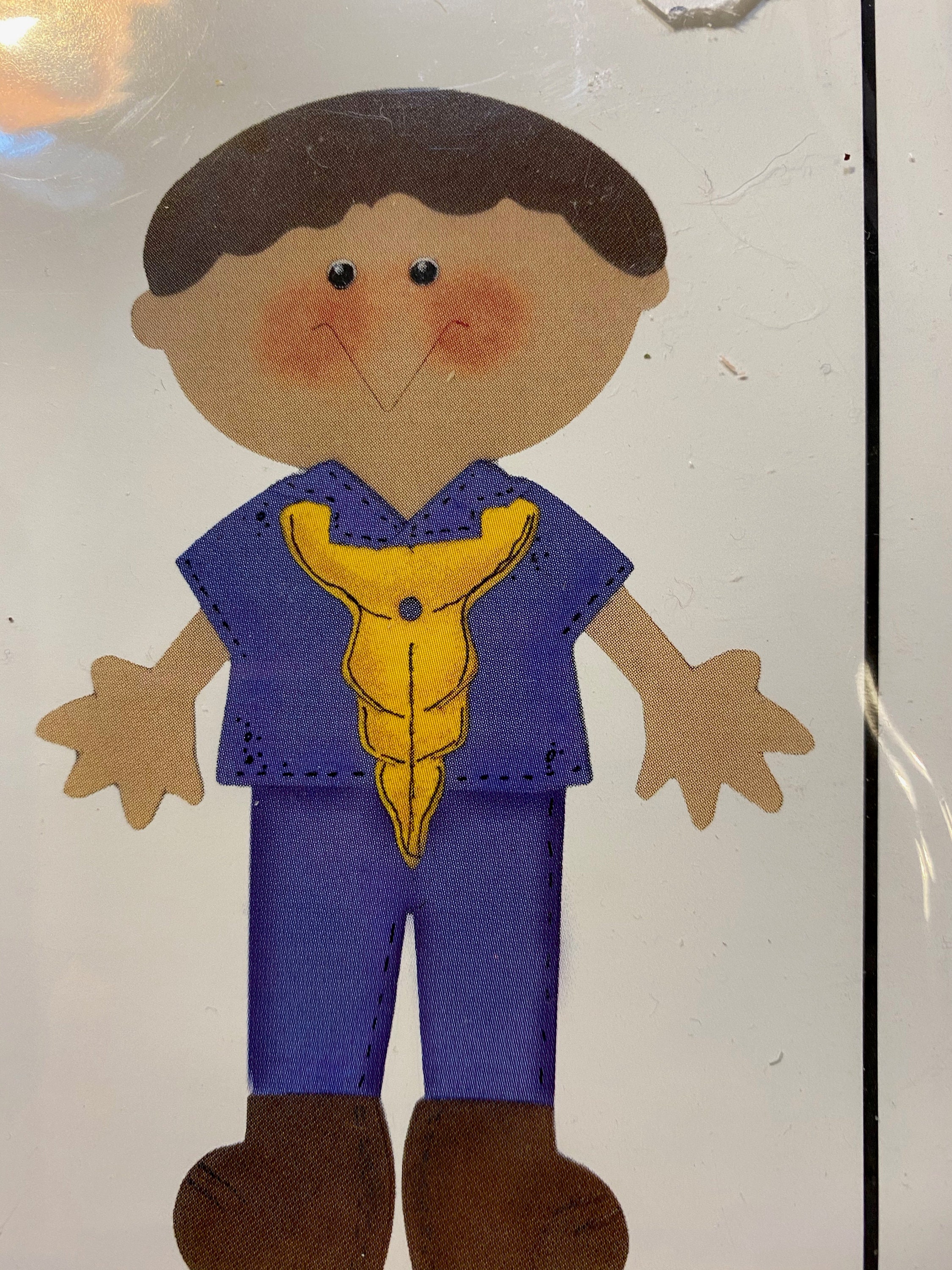 Cub Scouts Cut Out Shapes to Make Dolls for Decoupage - Etsy UK