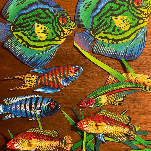 Tropical Fish Fabric - Etsy