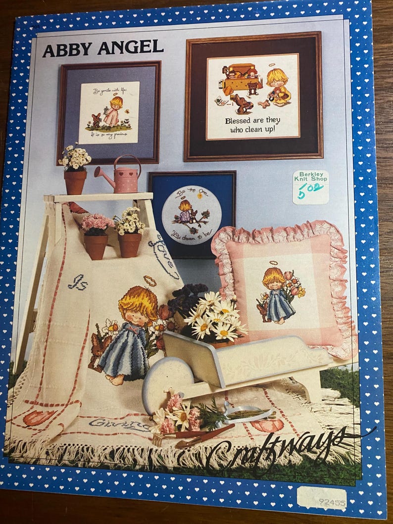 Abby Angel - Counted Thread Cross Stitch Chart - Cute Angels With ...