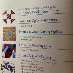 Return to Elm Creek Quilt Patterns - Jennifer Chiaverini - Wallhanging ...