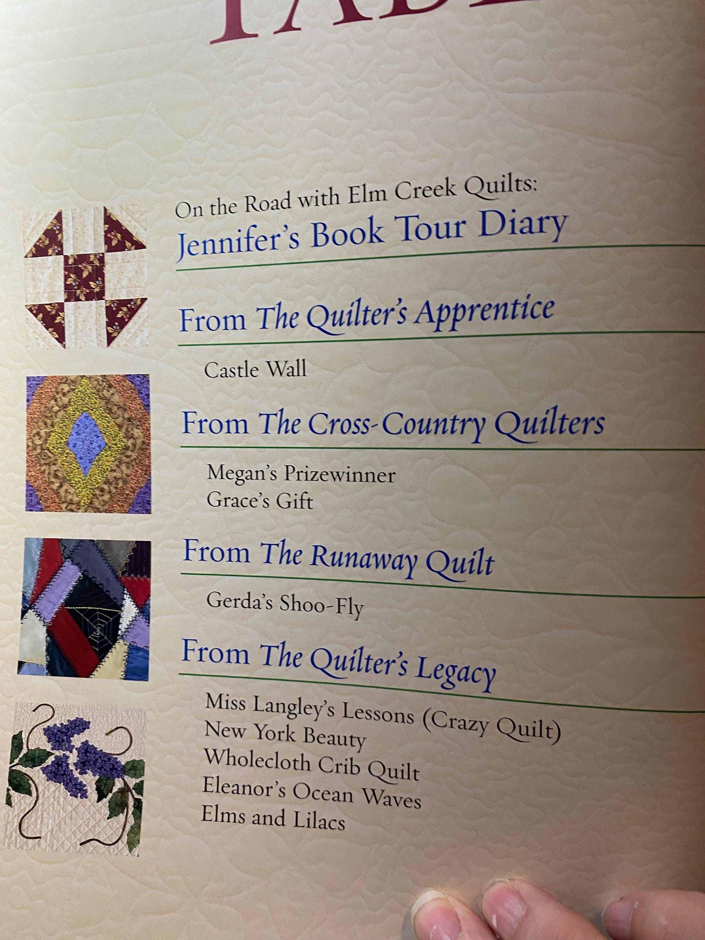 Return to Elm Creek Quilt Patterns - Jennifer Chiaverini - Wallhanging ...