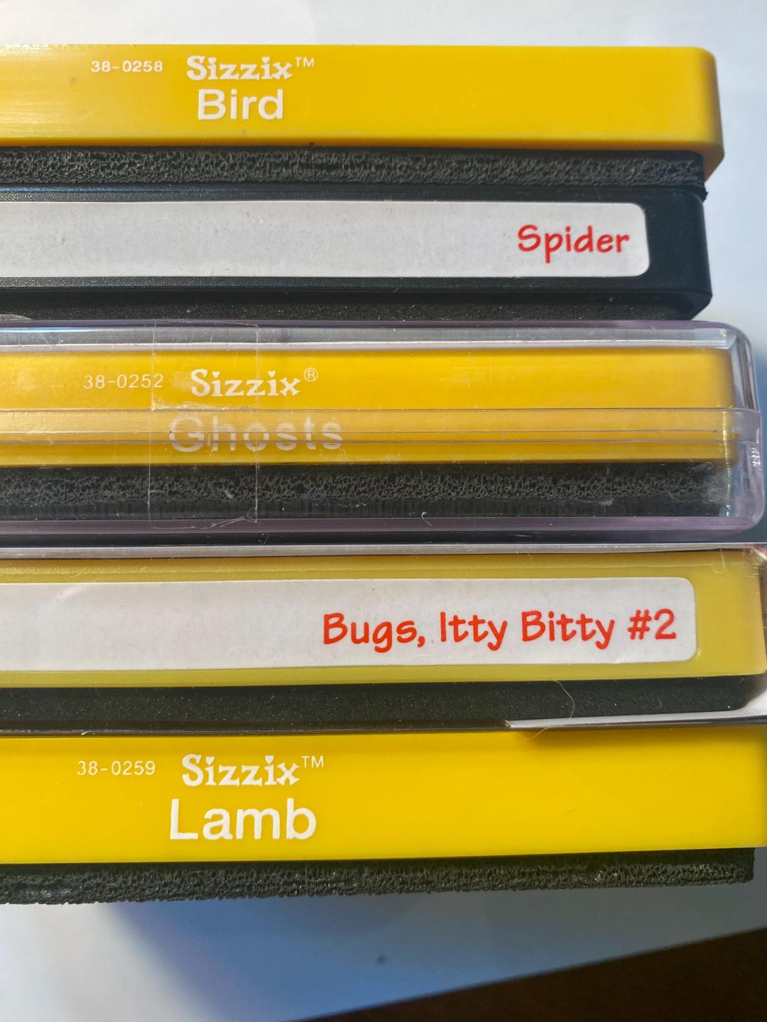 Ghosts Bird Lamb Bug Spider Pick Sizzix - for Roller Machine Provo ...