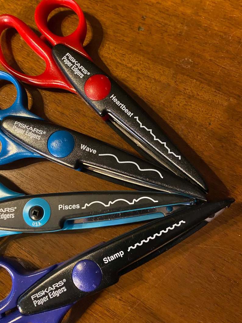 Fiskars Scissors Paper Edgers Cutting Decorative Scallop Edge - Etsy