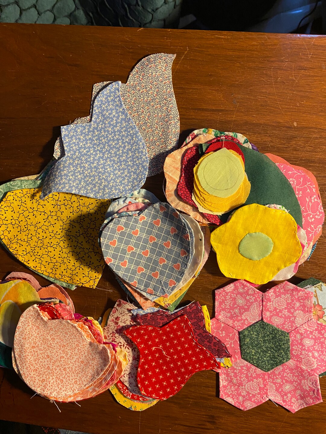 Appliqué Pieces to Use in Your Projects Choose: Hearts, Flowers or ...