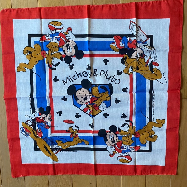 Mickey Mouse Fabric Panel - Etsy