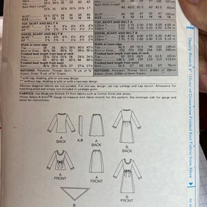 Misses Quick Sew Summer Dress, Skirt and Top - Butterick 6093 Pattern ...