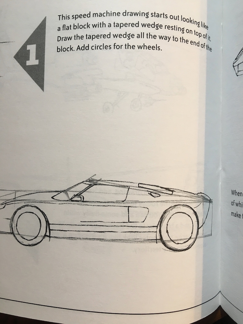 How to Draw Speed Machines Techniques Step by Step - Etsy UK