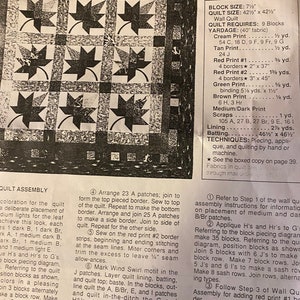 Autumn Splendor Leaves Quilt Block Top Kit Ready to Finish Sew Quilting ...