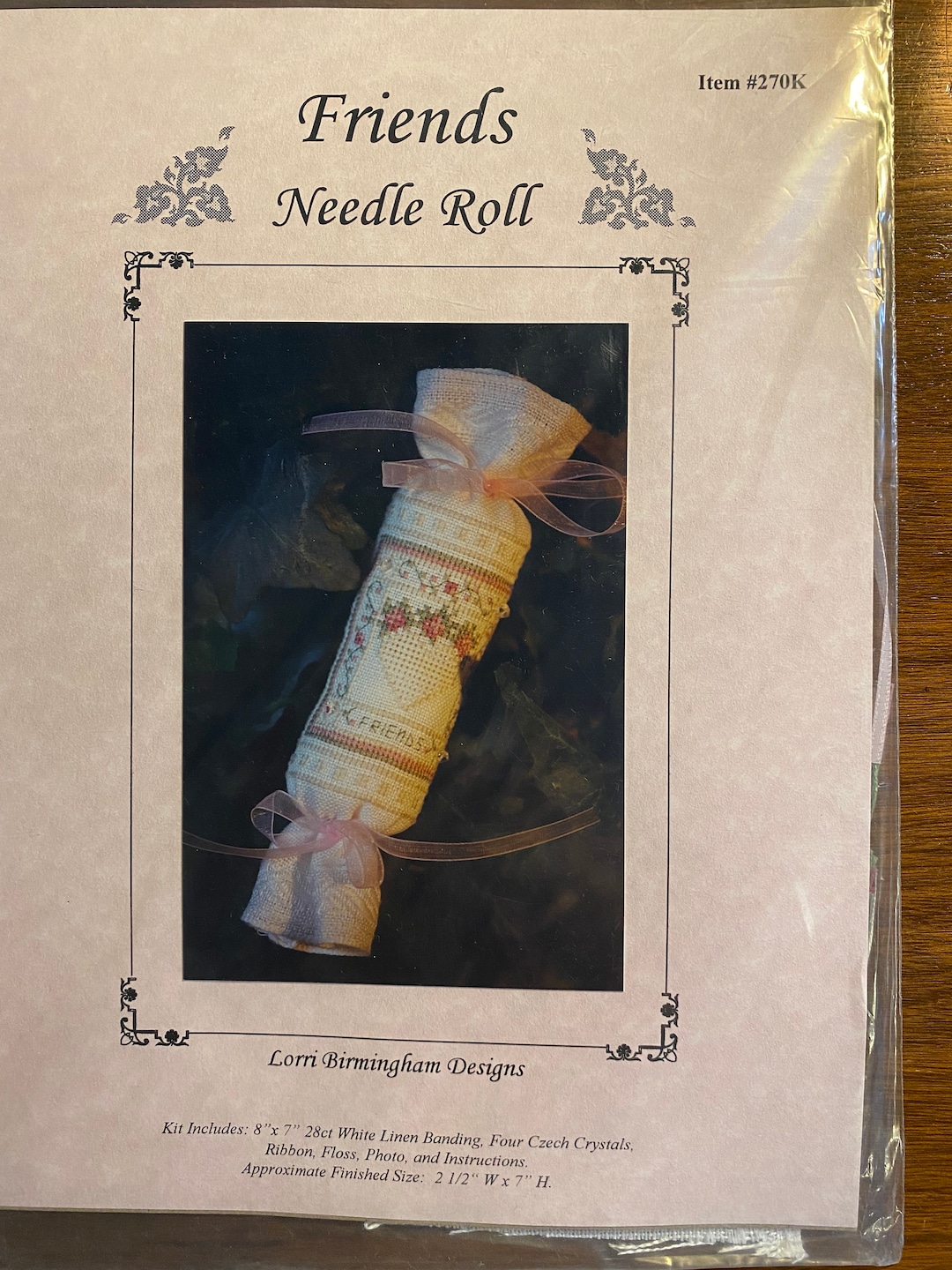 Friends / Heart Needle Roll - Counted Cross Stitch Kit: Lorri ...