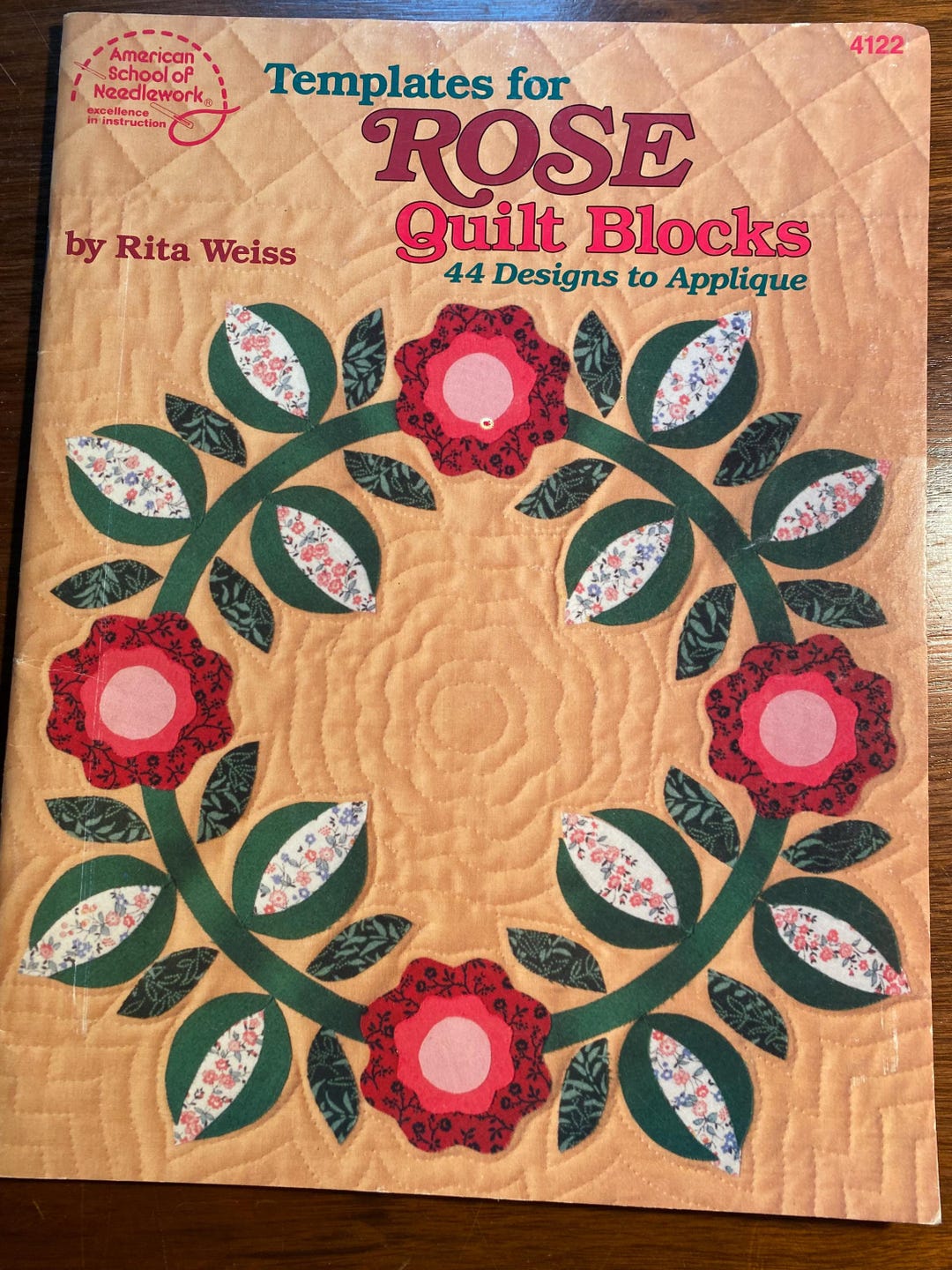 Rose Quilt Blocks Templates 44 Designs to Applique - Rita Weiss - 1990 ...