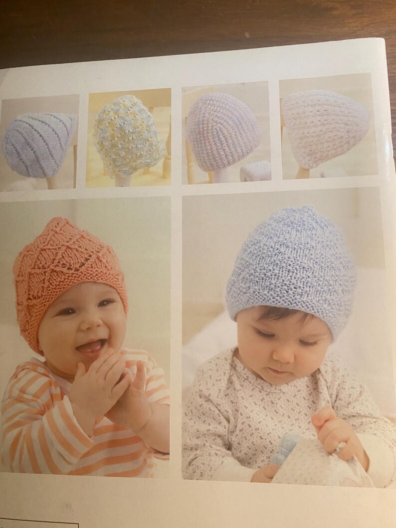 Baby Beanies Made With the Knook - Knit With a Crochet Hook - Hats ...
