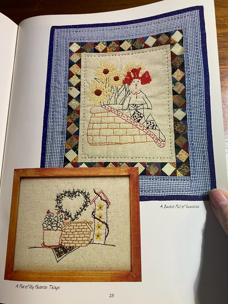Patchwork Stitches - Quilt Patterns With Embroidery Stitching - 2000 ...