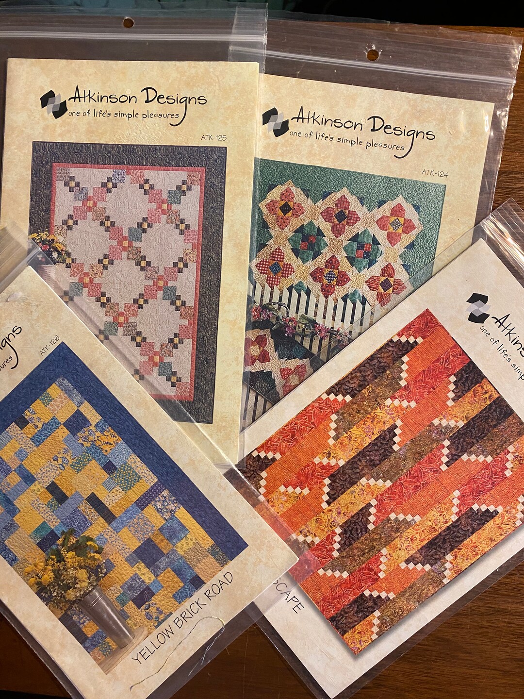Choose Quilt Pattern, Atkinson Designs - Yellow Brick Road, Fire Escape ...