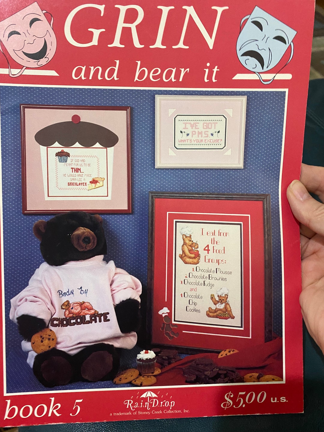 Grin and Bear It - Rain Drop Book 5 - Stoney Creek Cross Stitch ...