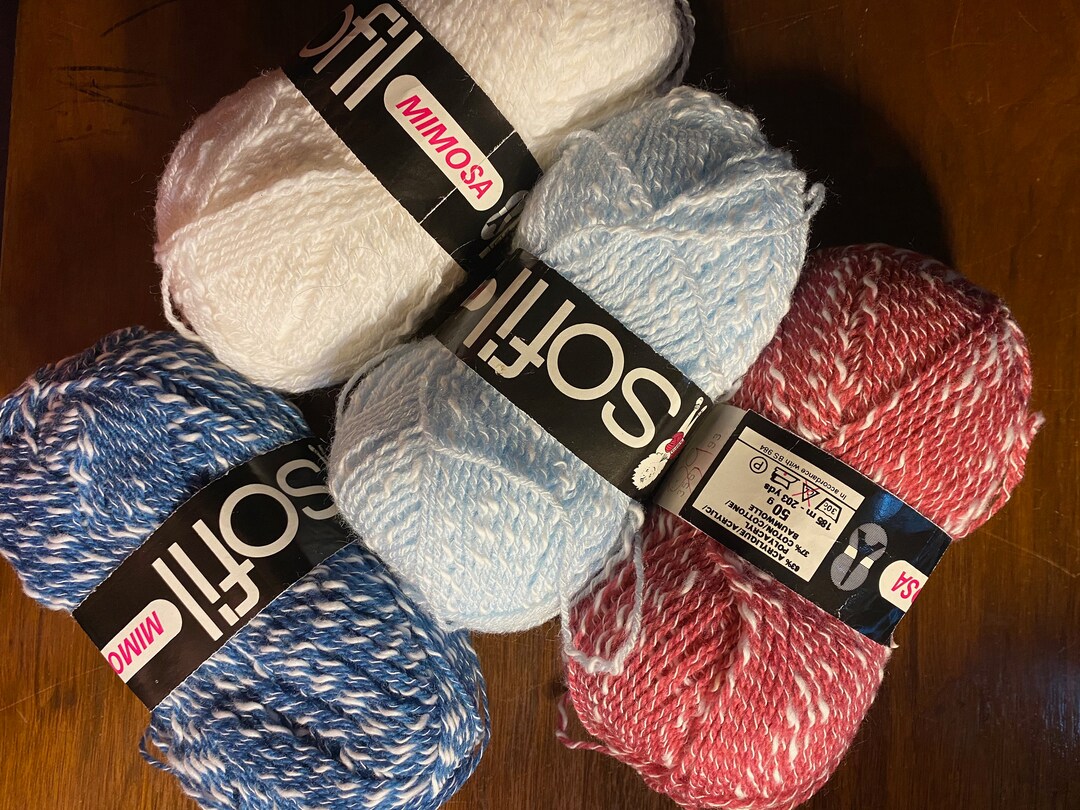 Mimosa by Sofil Yarn - 203 Yards / 50 G - New - 83% Acrylic / 37 Pc ...