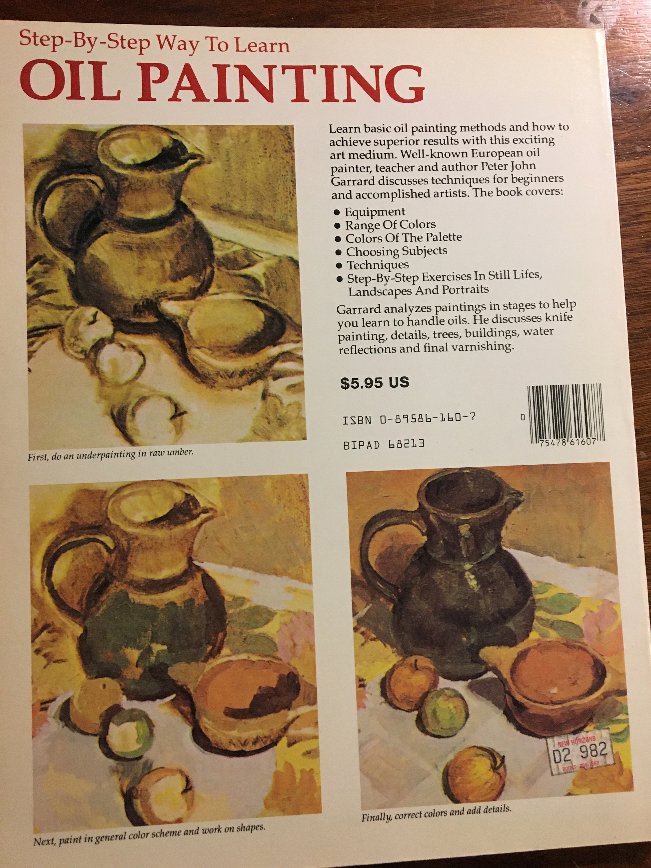 How to Paint With Oils Peter Garrard Step by Step - Etsy