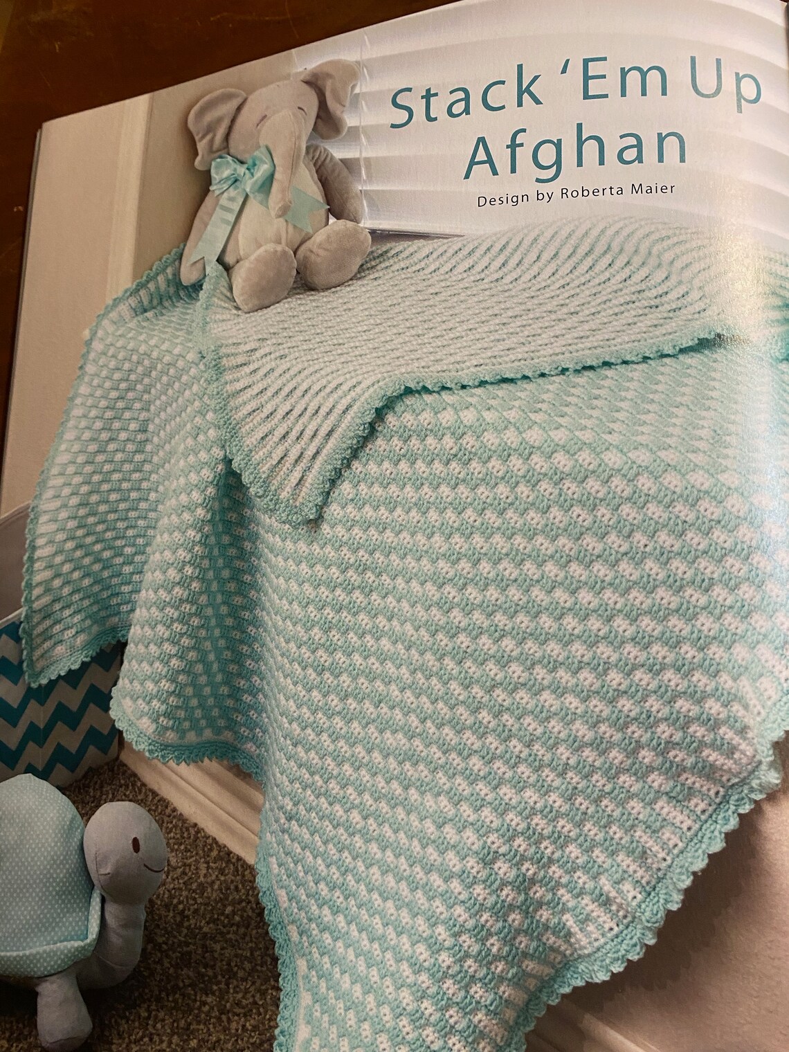 Reversible Afghans 6 Designs Crochet Annie's 2018 - Etsy