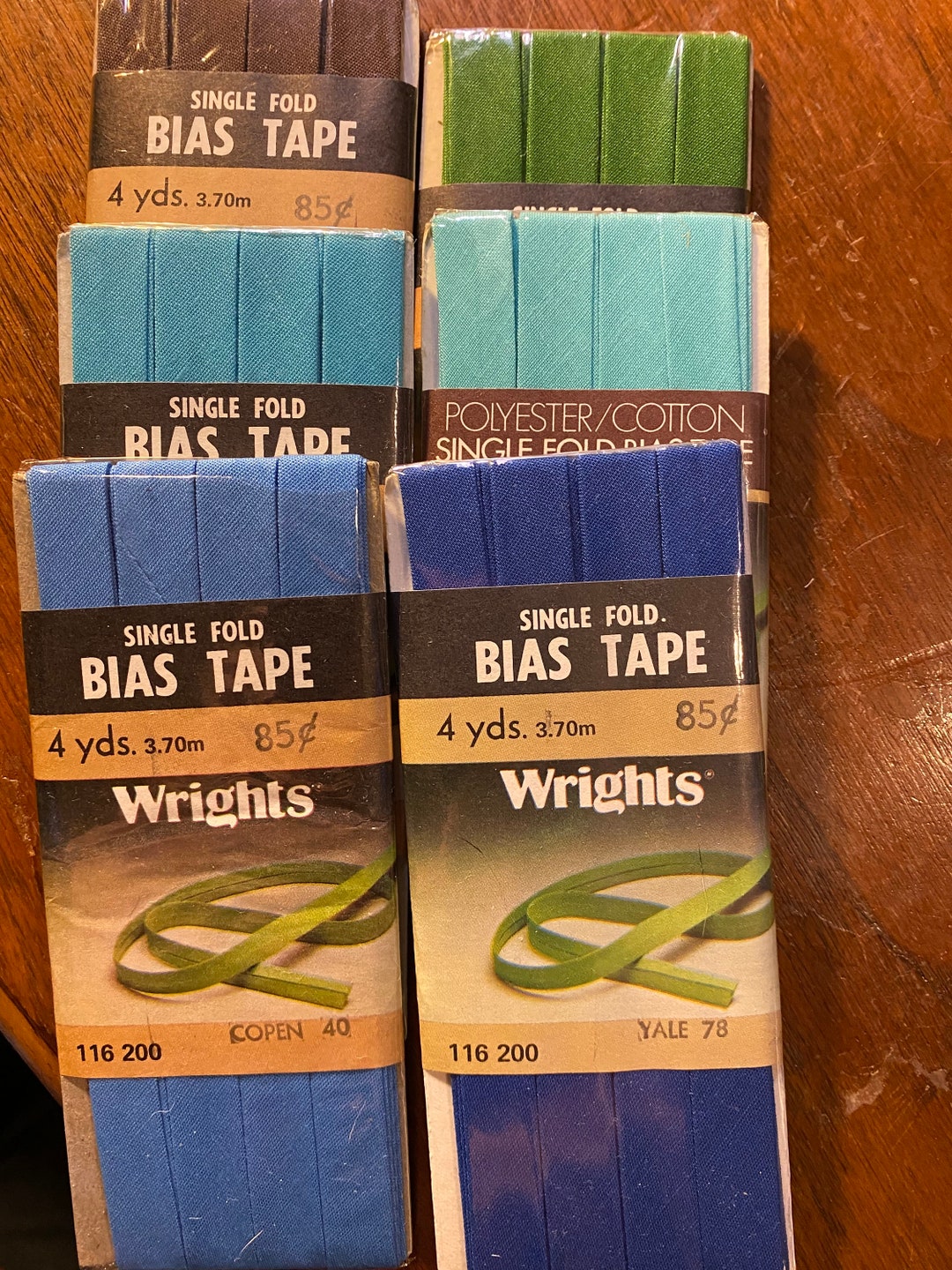 Single Fold Bias Seam Binding Tape Trim 4 Y Pick Color: Copen Blue ...