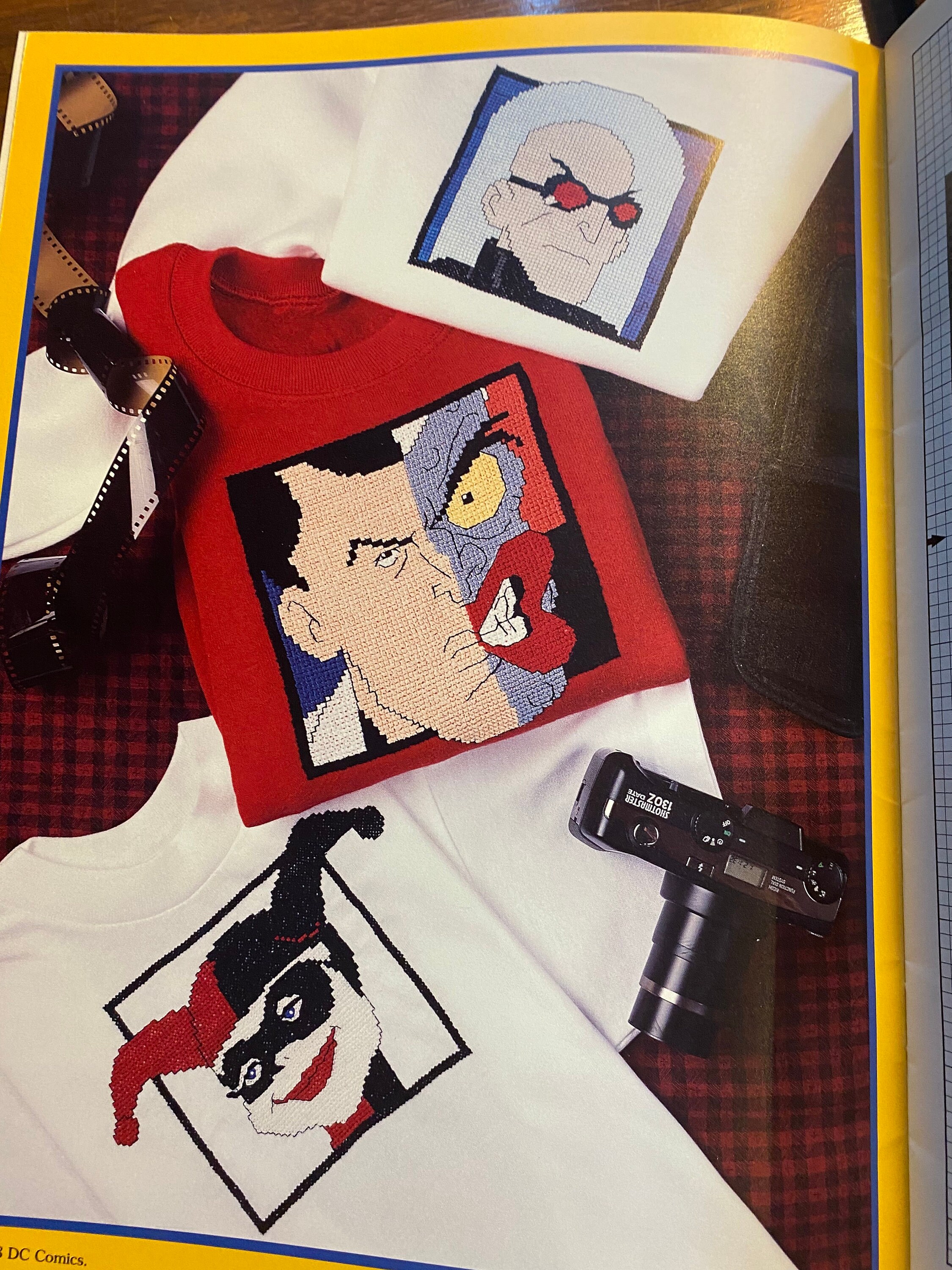 DC Comics Super Heroes Close Ups in Waste Canvas Cross Stitch - Leisure ...