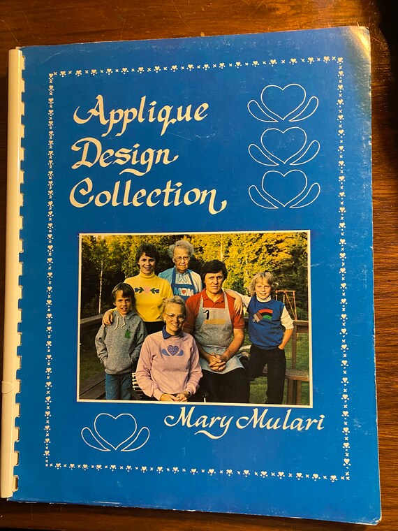Applique Design Collection Mary Mulari 1984 Easy for | Etsy
