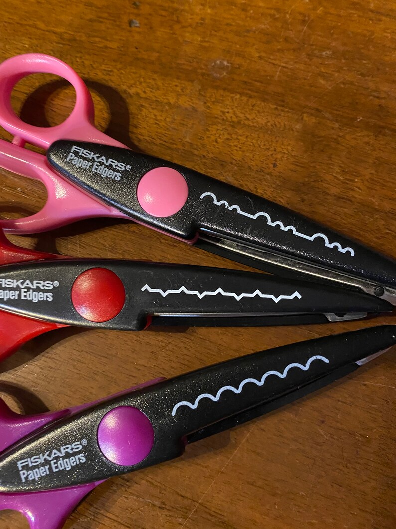 Fiskars Scissors Paper Edgers Cutting Decorative Scallop Edge - Etsy