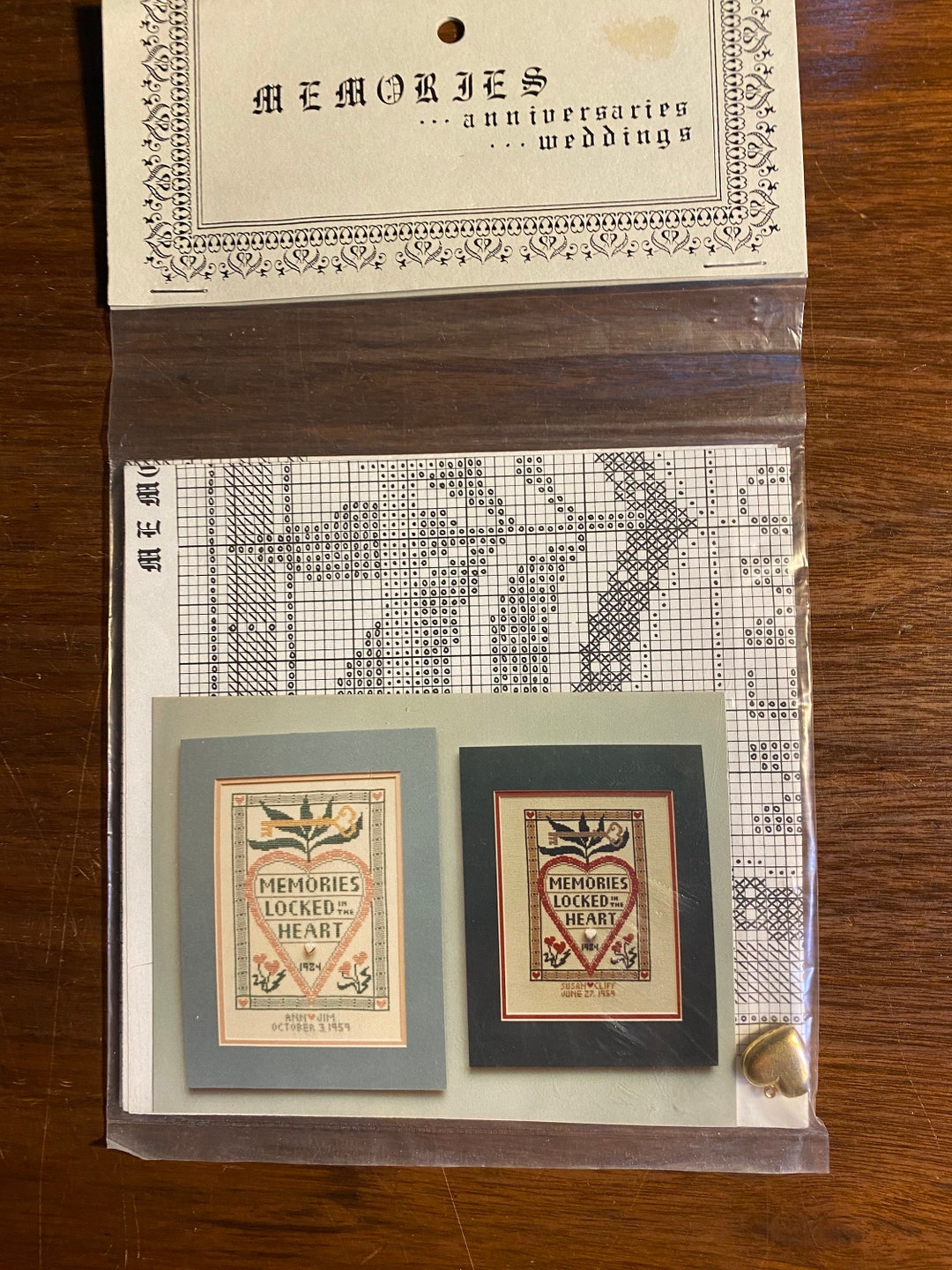 Memories / Anniversary / Wedding - Marriage Samplers - Cross Stitch ...