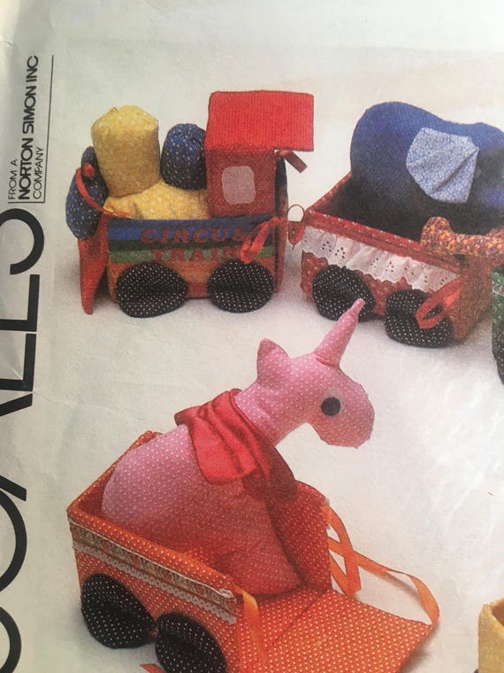 Clowns Trains and Circus Animals Mccall's 8242 Vintage - Etsy
